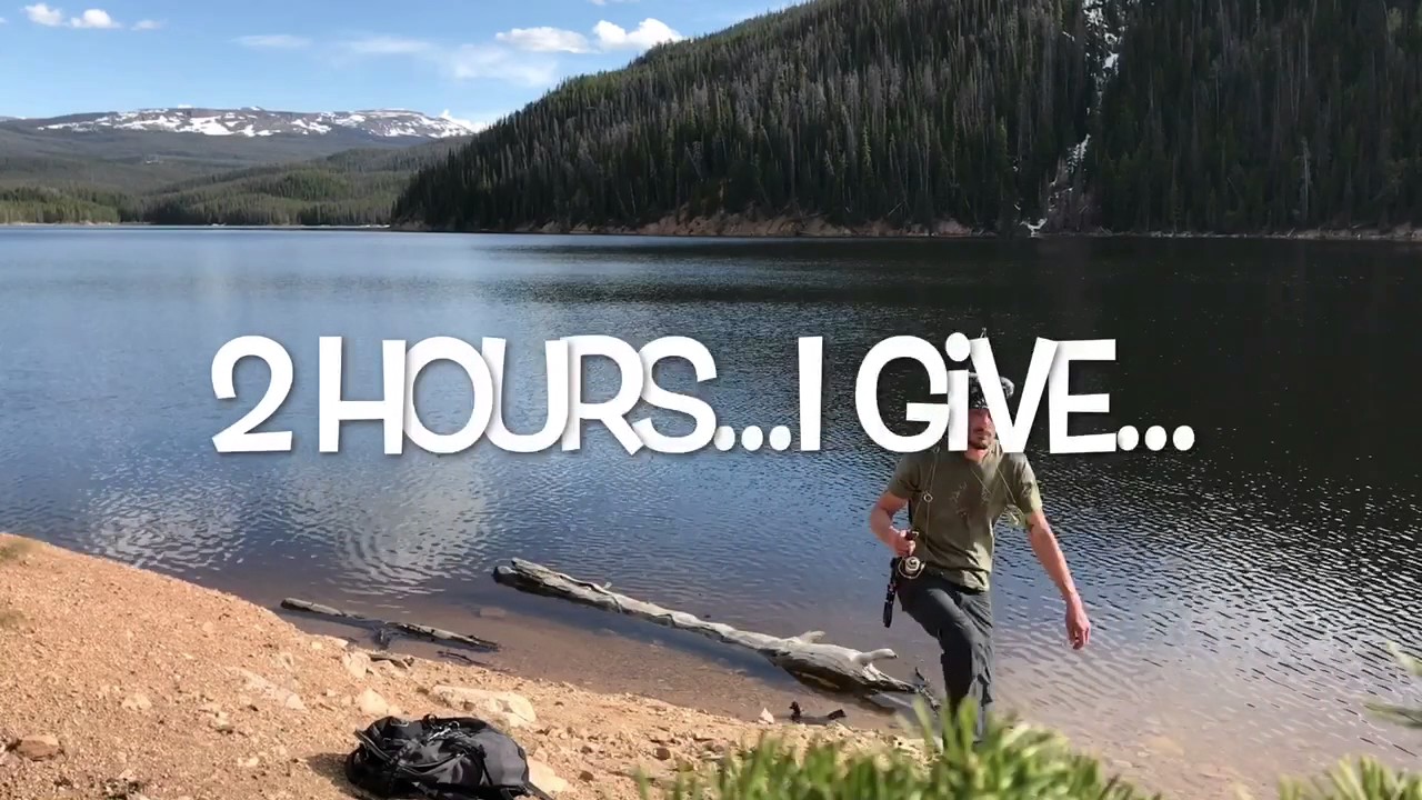 Fishing Chambers Lake - Final Campsite in Rawah Wilderness CO - YouTube