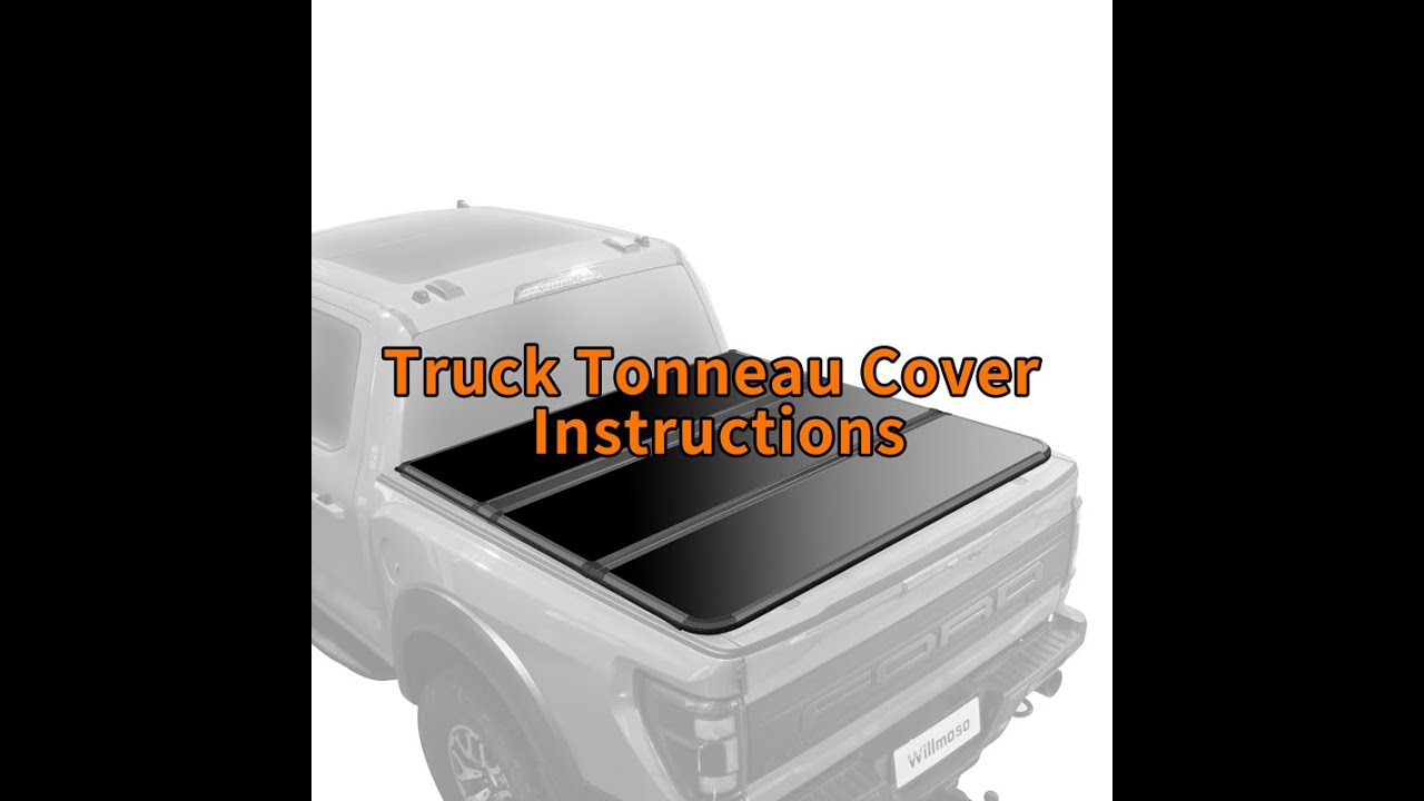 trifold tonneau cover installation tutorial - YouTube