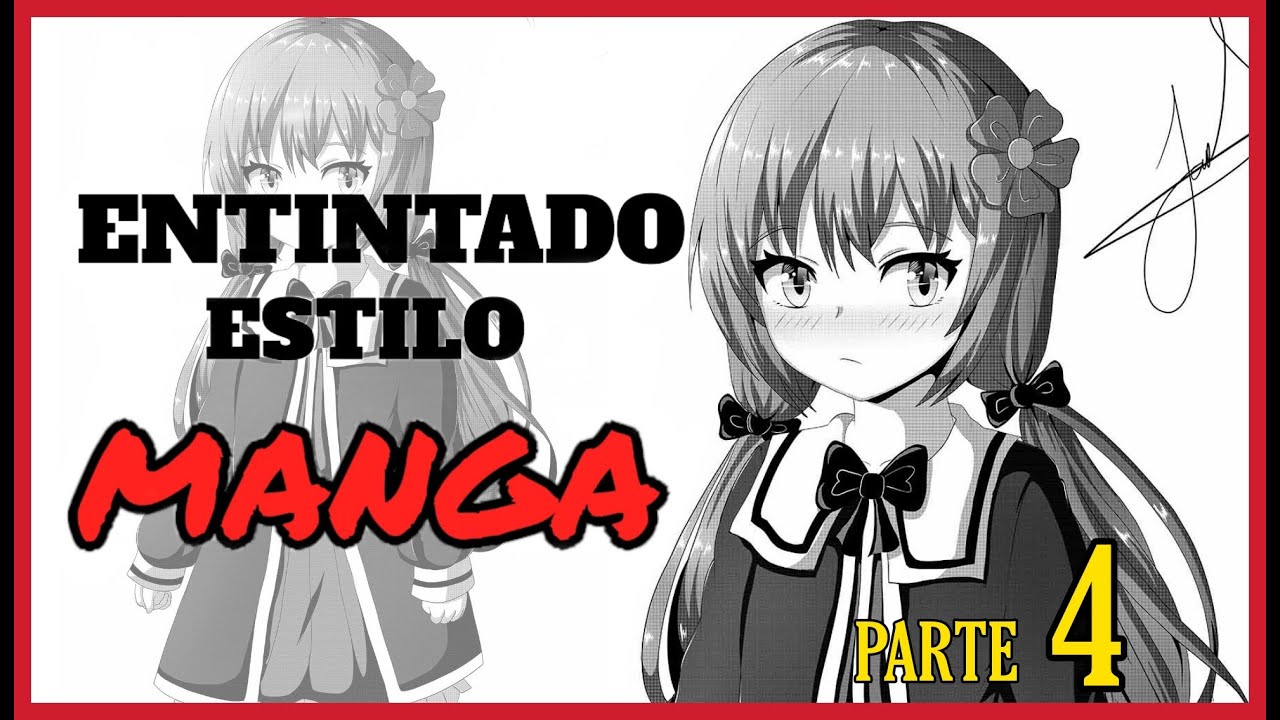 como dibujar y entintar una chica loli / manga para principantes - YouTube
