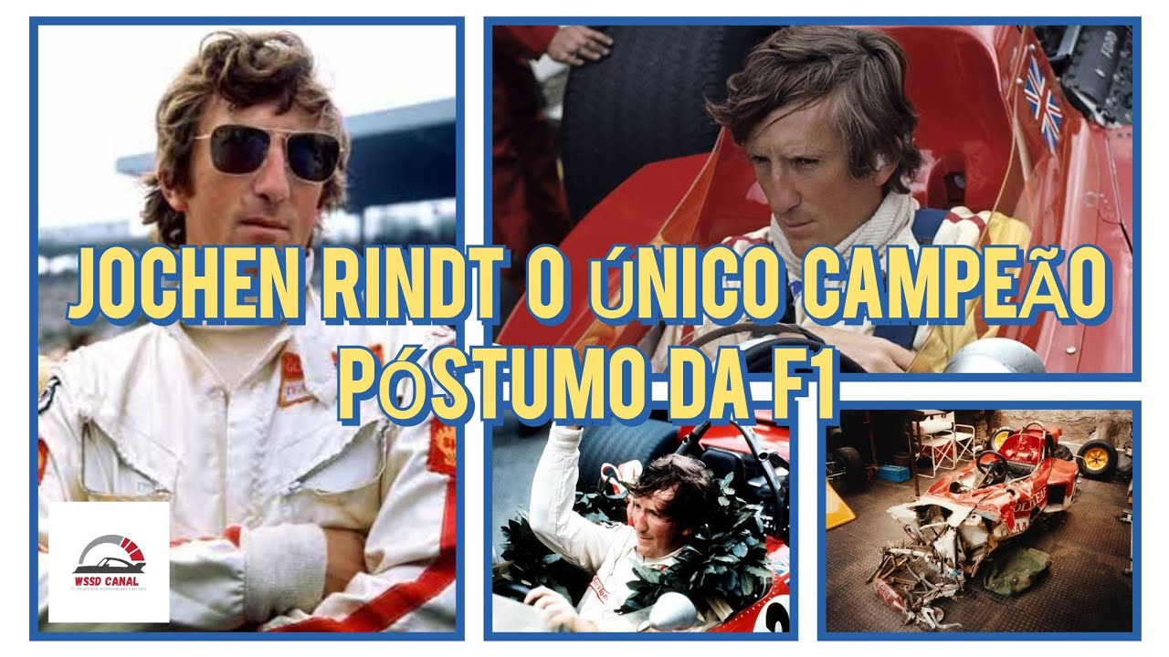 Karl Jochen Rindt até hoje o único piloto campeão póstumo da Fórmula 1 ...