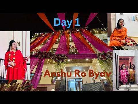 Anshu Ro Byav ||Rajasthani Shaadi Day 1 #rajasthan #wedding # ...