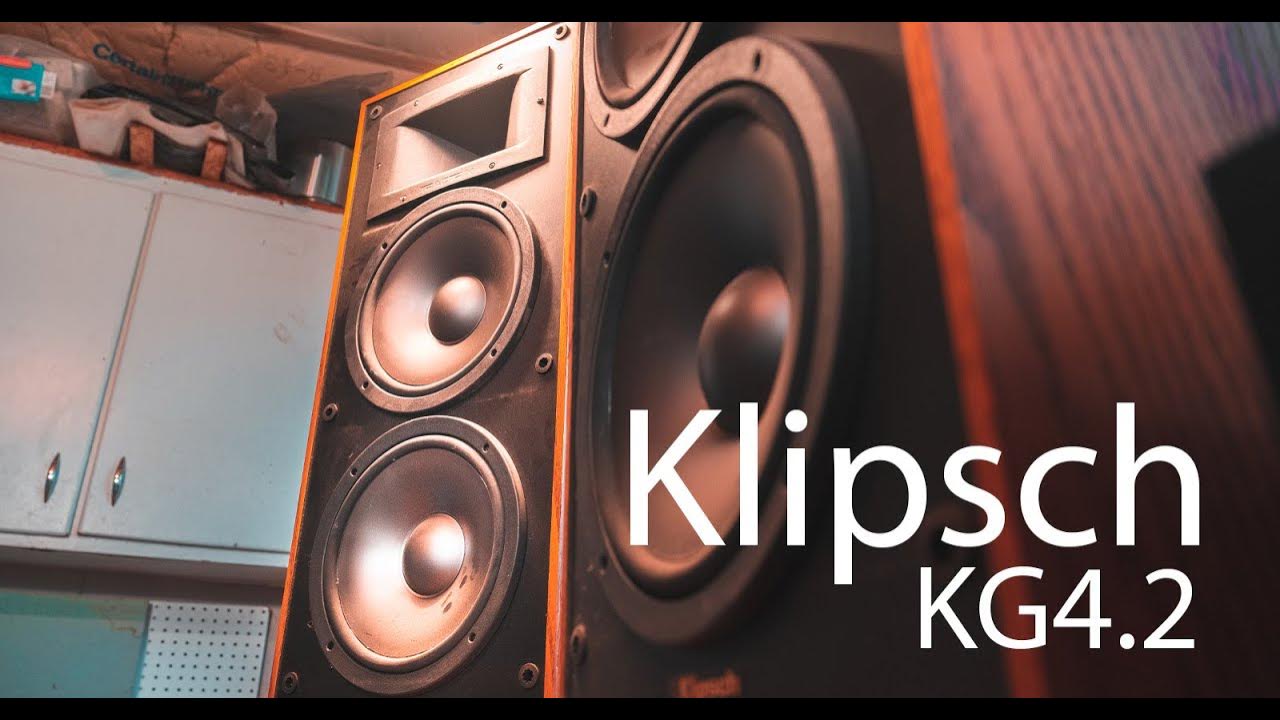 These Klipsch KG 4.2 speakers need some love (Crossover and rubber surround) - YouTube