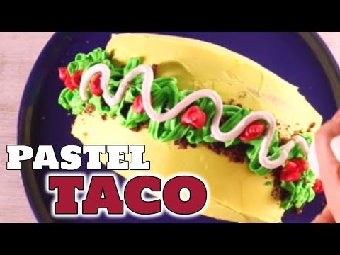 🍰 COMO HACER PASTEL EN FORMA DE TACO | DIY PASTEL TACO MEXICANO| HOW TO ...