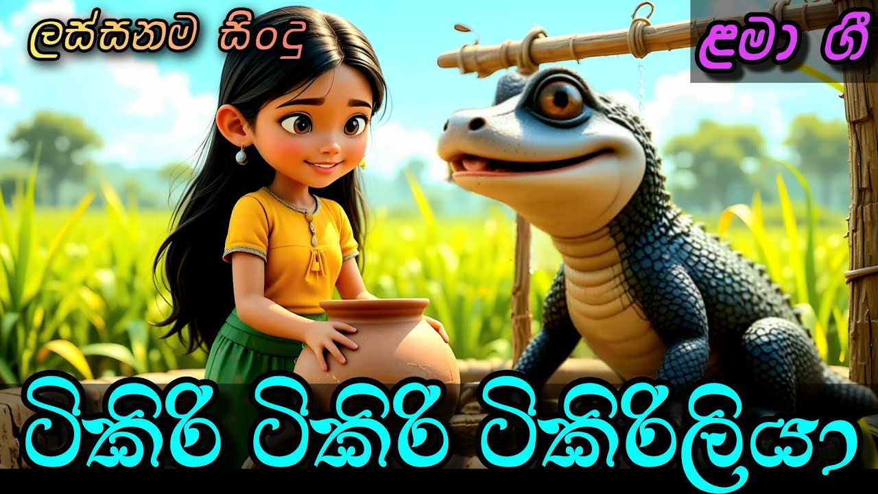 Tikiri Tikiri Tikiri Liya| ටිකිරි ටිකිරි ටිකිරිලියා | Kids Song ...