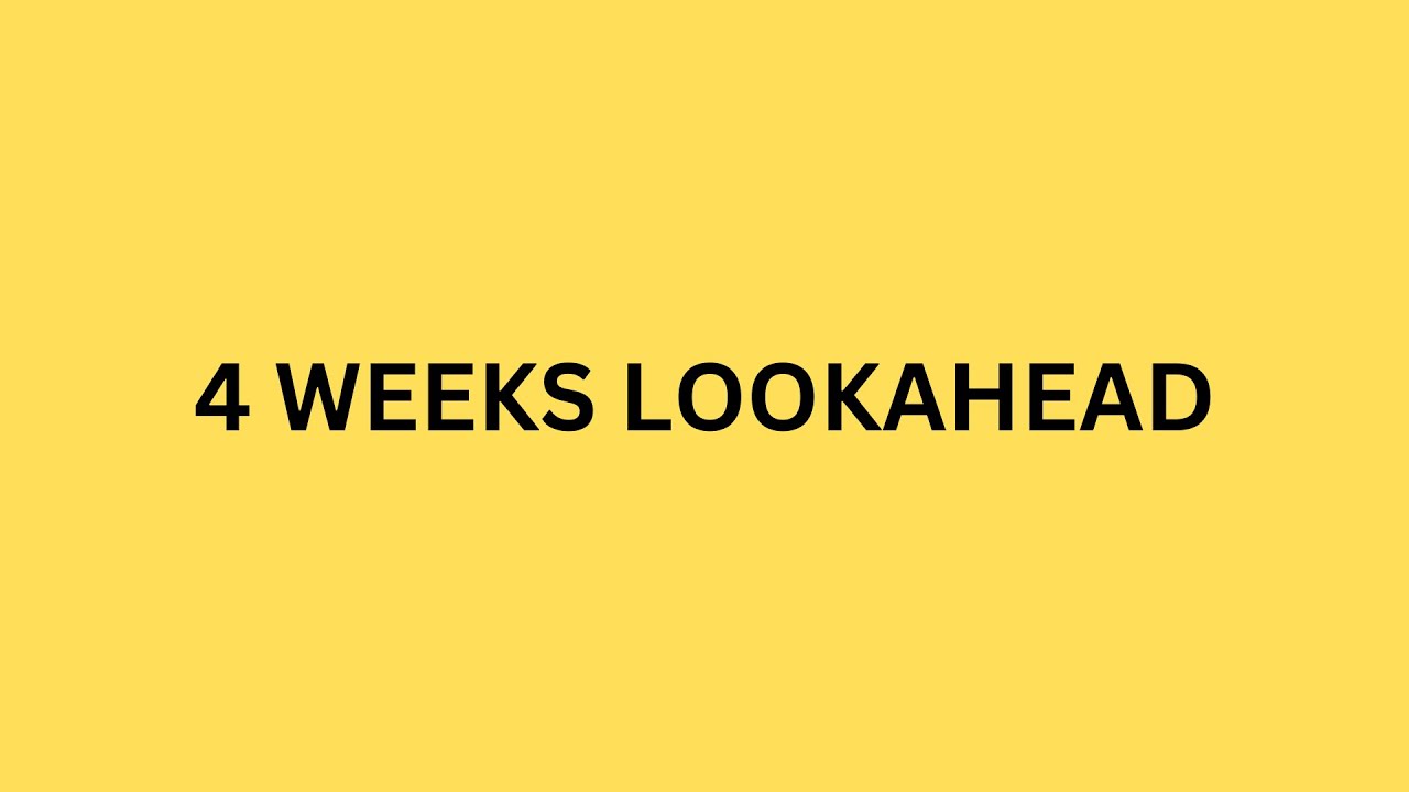 Mastering 4-Week Lookahead Schedules in Primavera P6: A Step-by-Step ...