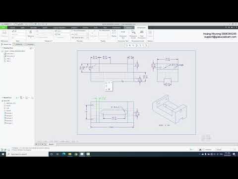 Ghi nhanh dung sai kích thước bằng Mapkey trong Creo Parametric - YouTube