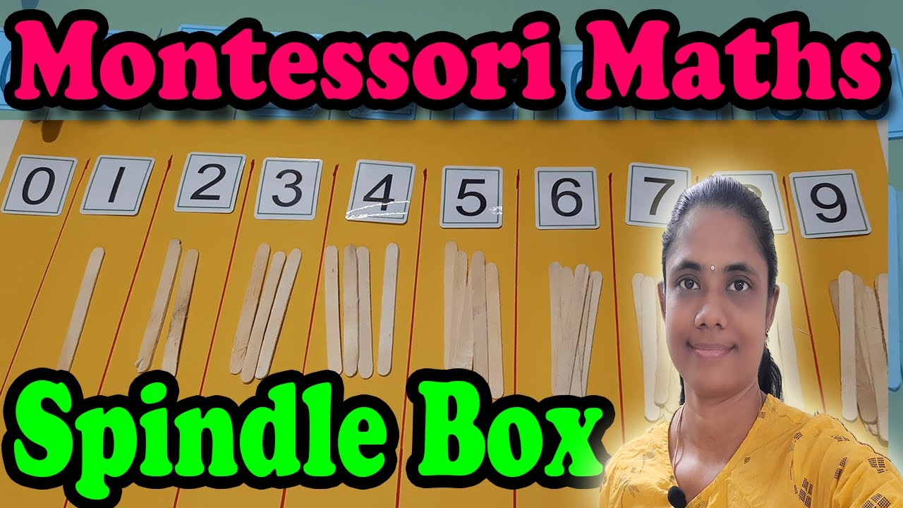 3-Montessori Math Lesson 3|Spindle Box|Montessori Activity for Kids ...
