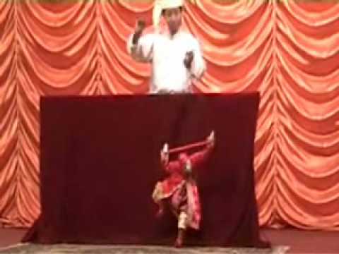 Burmese Puppet Theatre: Dance of the Zawgyi (Zaw-ga) - YouTube