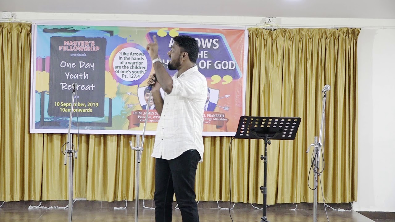 Pr P Daniel Praneeth Leading Worship # Raajula Raaja - YouTube