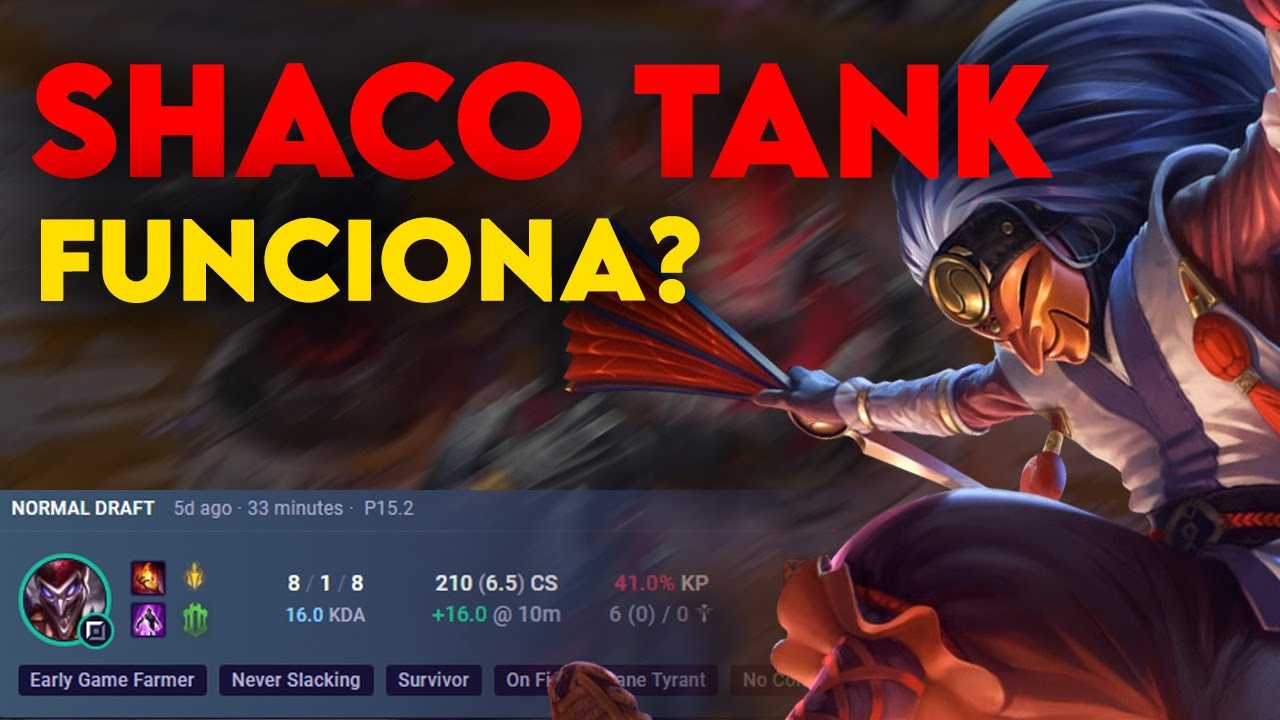 SHACO TANK NA TOP LANE FUNCIONA NA NOVA SEASON??? 🤔 - YouTube