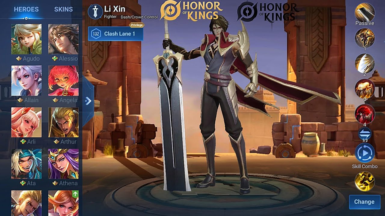 HONOR OF KINGS : Li Xin Gameplay - YouTube