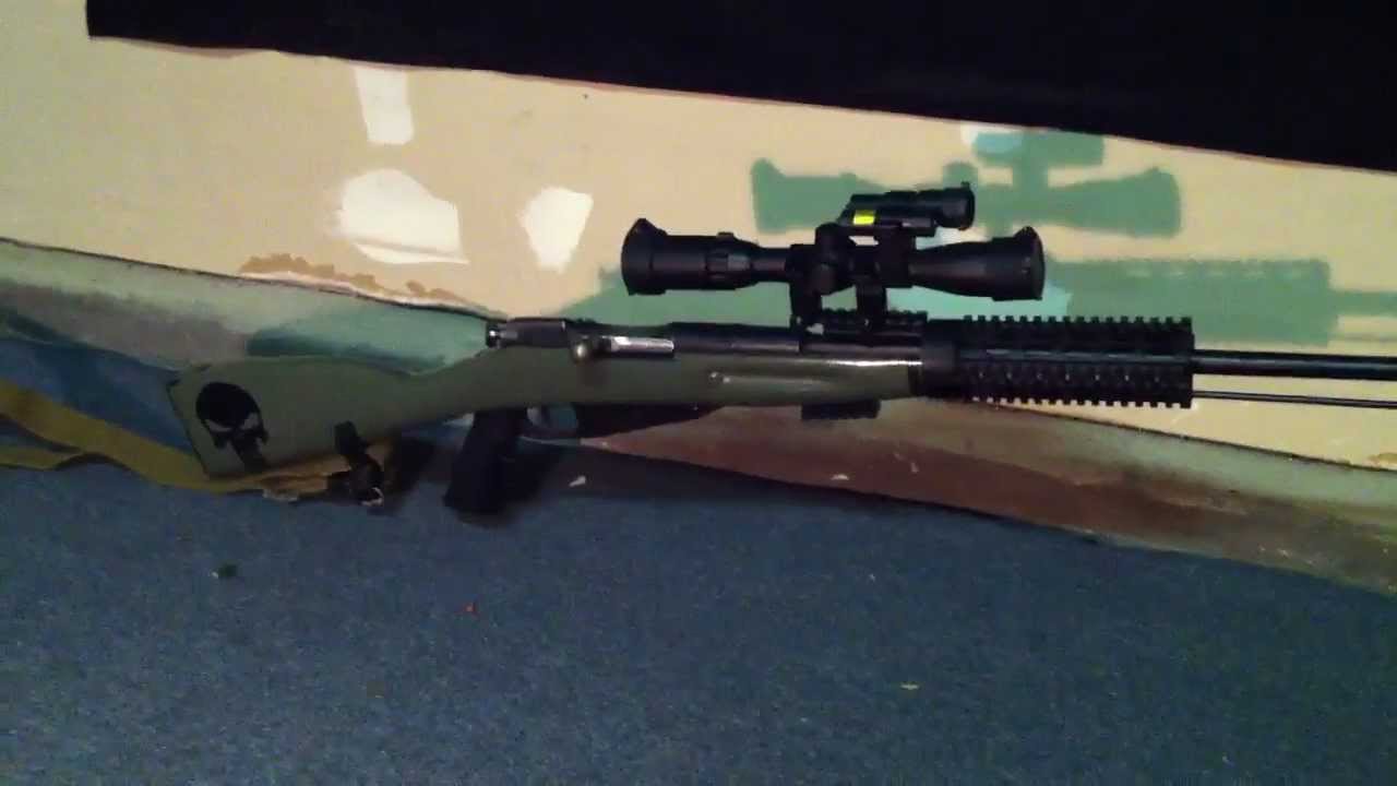 Custom mosin Nagant punisher edition - YouTube