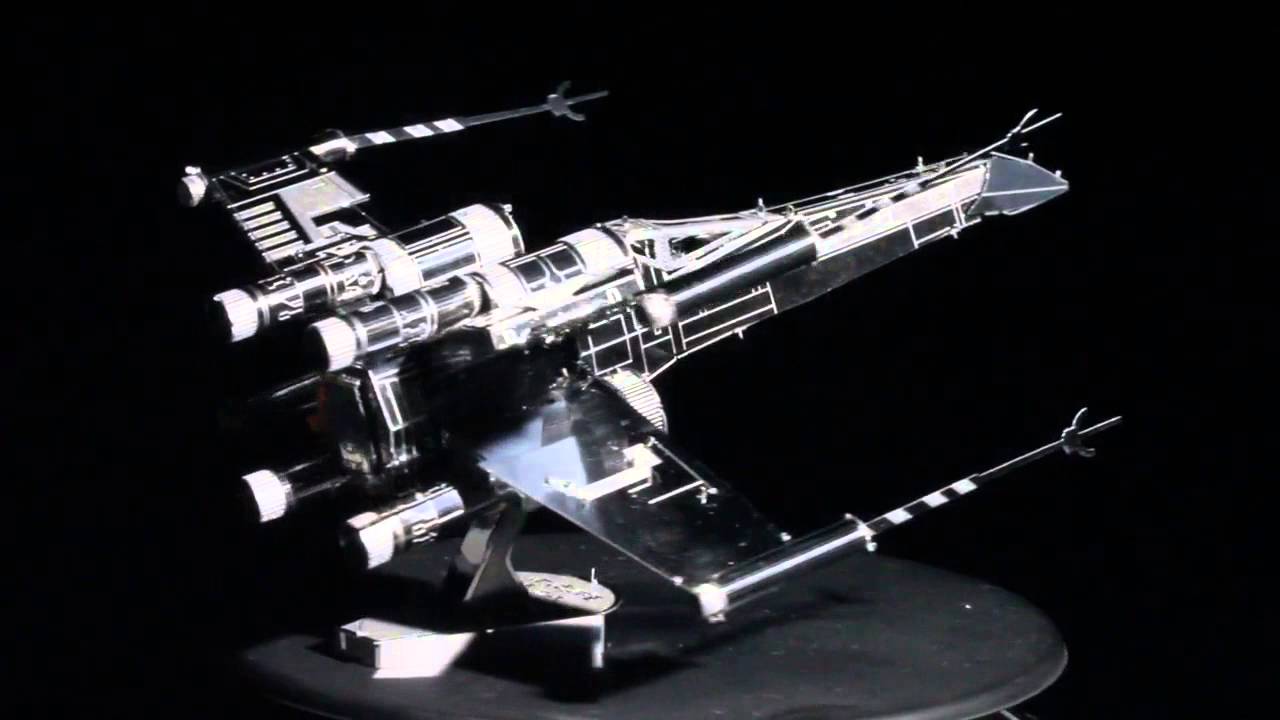 Metal Earth Star Wars X Wing Model Kit - YouTube
