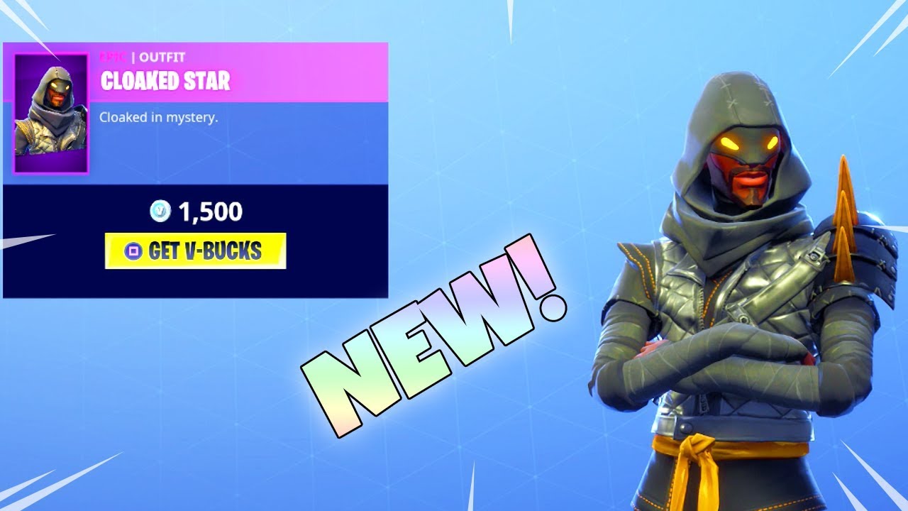 NEW STW SKIN IS HERE CLOAKED STAR (New Item Shop) Fortnite Battle ...