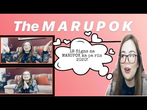18 Signs Na MARUPOK Ka Pa Rin 2020|Anything with Ms. KIM - YouTube