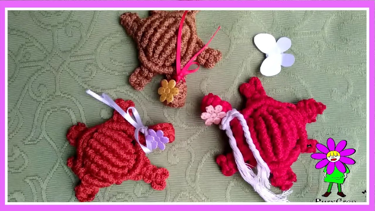 Tutorial: Tortuga de Macramé - YouTube