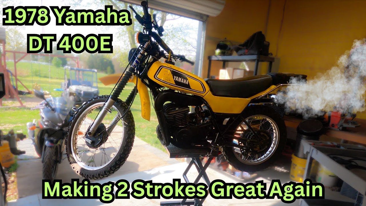 Vintage 1978 Yamaha DT400E (This Bike Is The Same Age As ME) - YouTube