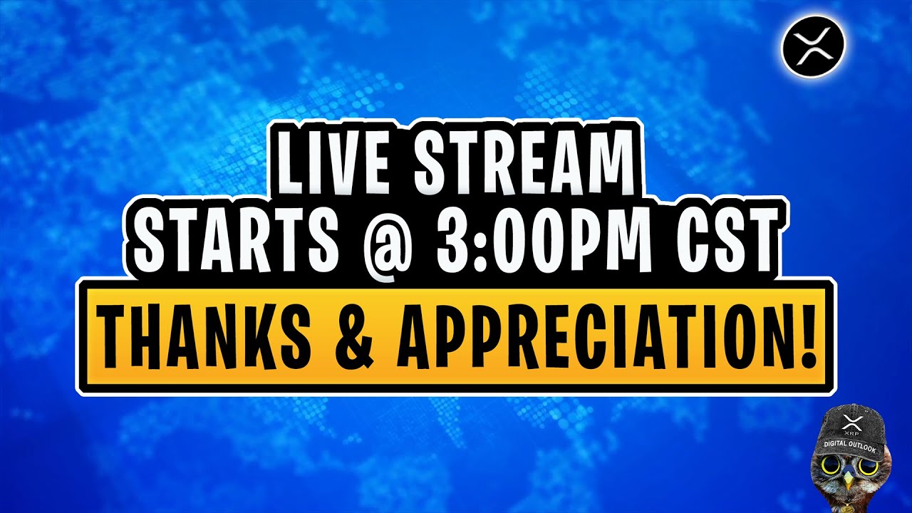 Live Stream Thanks & Appreciation - YouTube