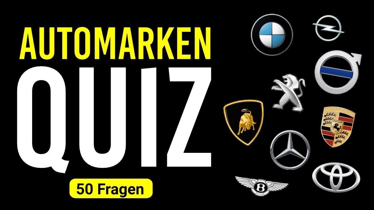 Das große Automarken-Quiz! Kannst du alle 50 Automarken erraten? - YouTube