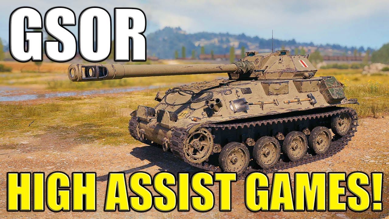 GSOR: High Assisting Damage Games in World of Tanks! - YouTube
