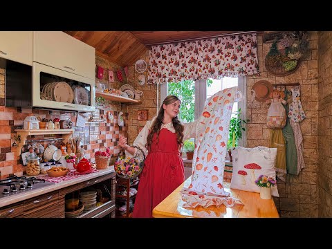 Kırsalda Rahat Yaşam Sanatı | Sonbaharın Eşiğinde Neşe Bulmak | Yemek Pişirme ve Dikiş