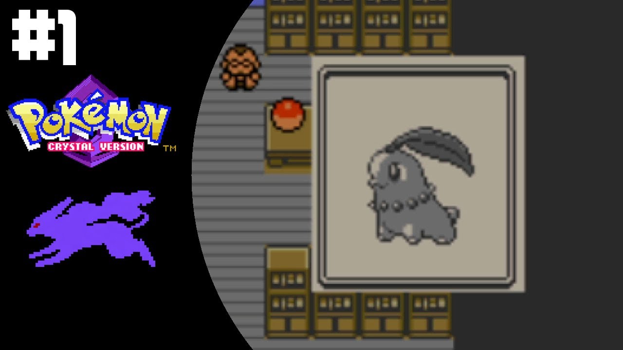 Let's Play Pokemon Crystal Episode 1 The Best Starter Choice - YouTube