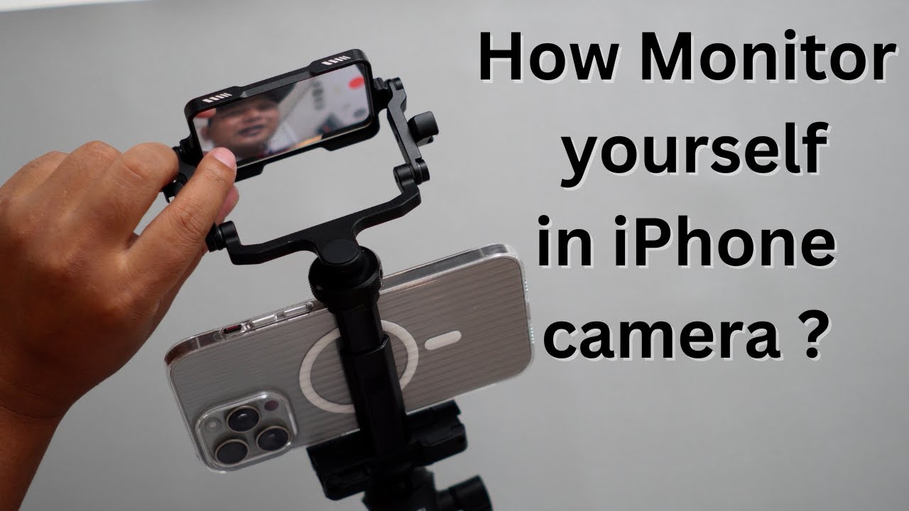How Monitor yourself in iPhone camera ? - YouTube