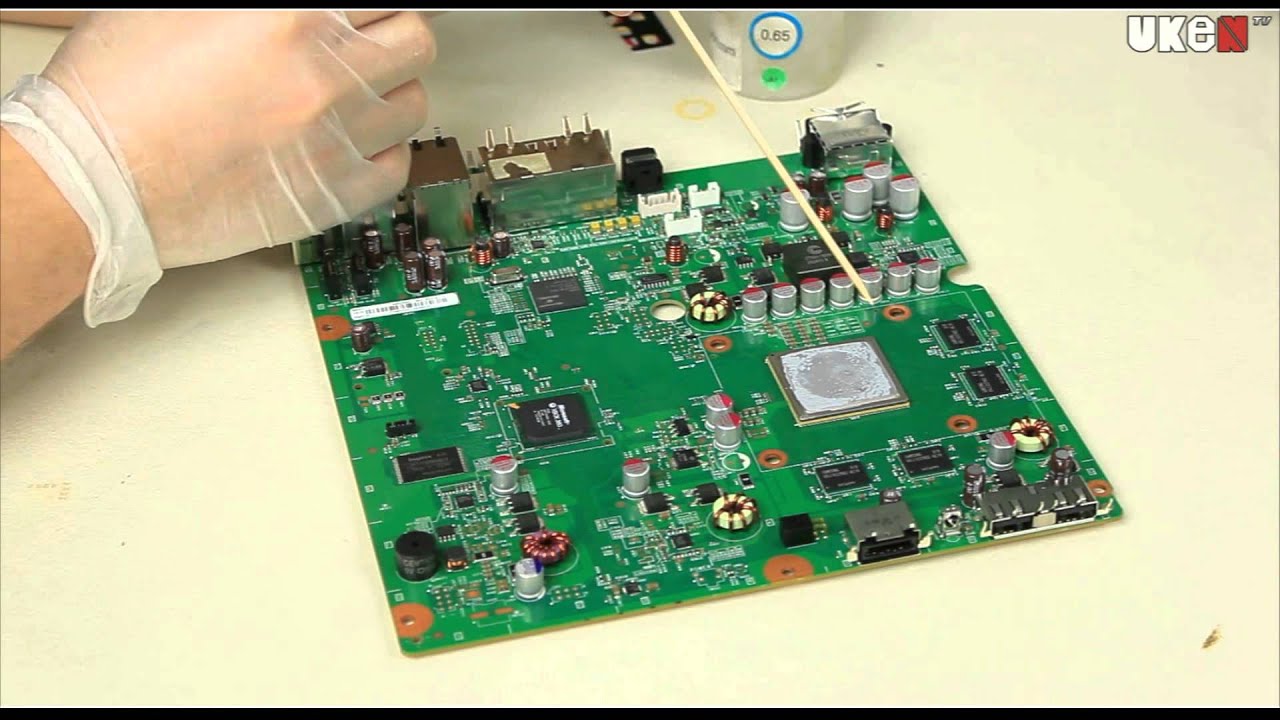 UKEN XBOX 360 SLIM XCGPU REBALLING VIDEO TRAINING SAMPLE #1 - YouTube