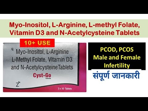 Cyst-GO Tablets | Myo-Inositol, L-Arginine, L-methyl Folate, Vitamin D3 ...
