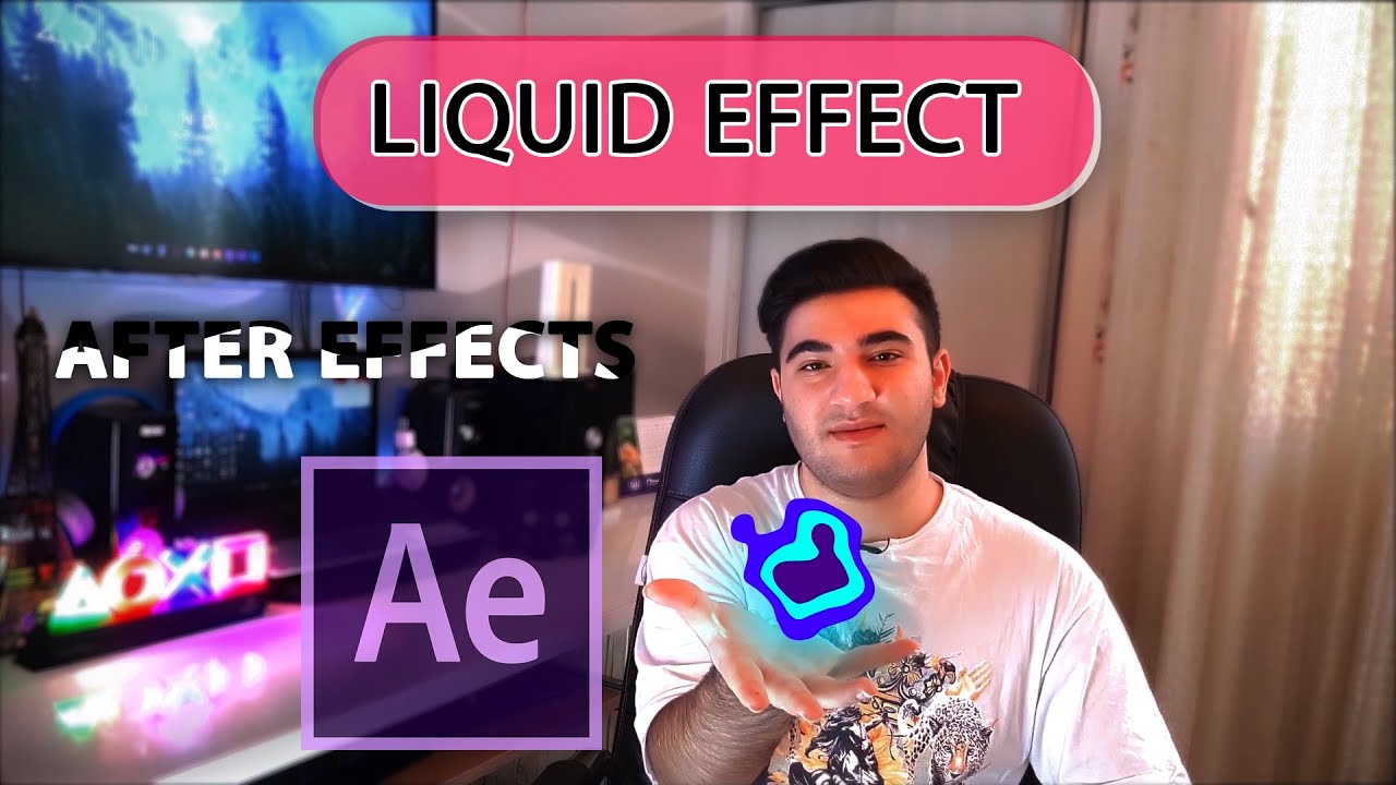 آموزش ساخت افکت مایع After Effects (liquid fx) - YouTube