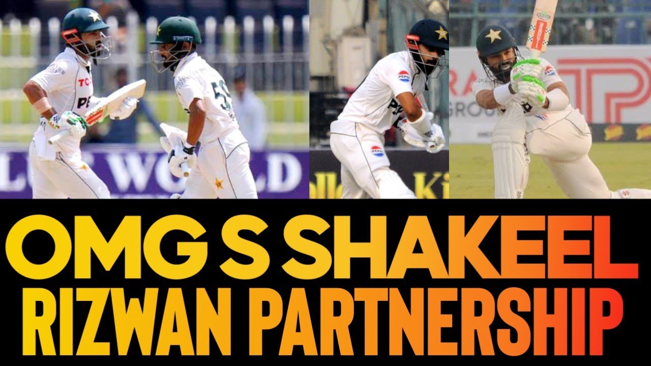 Rizwan & Saud Shakeel Partnership rescue Pak | Day 1 Pak143/4 Historic ...