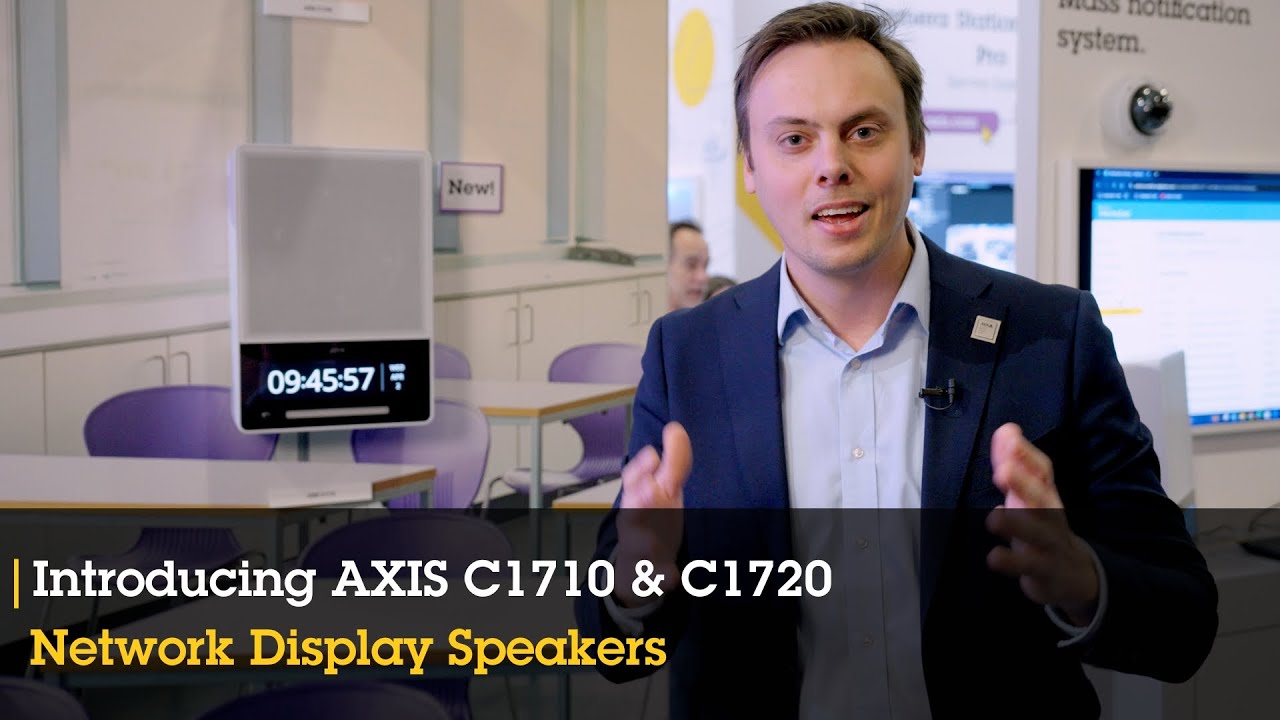 Next-Gen Public Address: Introducing AXIS C1710 & C1720 Network Display ...