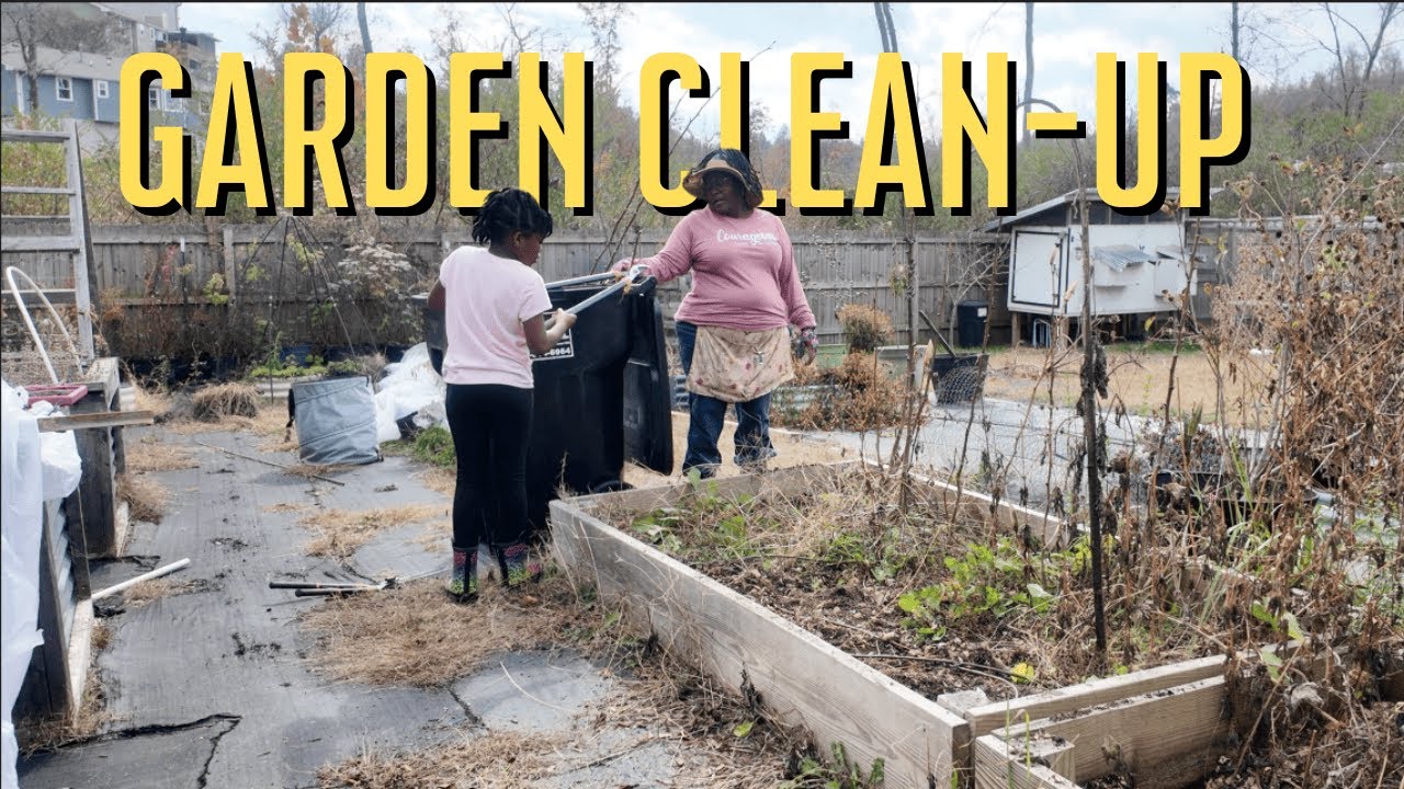 Garden Clean-Up - YouTube