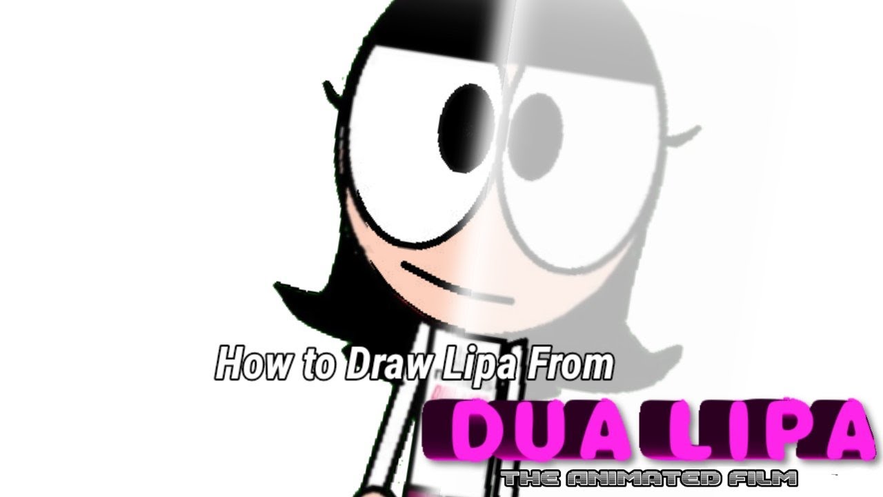 How to Draw Lipa from "Dua Lipa, The Animated Film (2024)" - YouTube