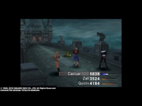 FINAL FANTASY VIII vs Tiamat (Eden GF) - YouTube