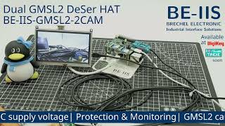 Dual GMSL2 Camera HAT for Raspberry Pi 5 | 6 Gbit/s | BE-IIS-GMSL2-2CAM