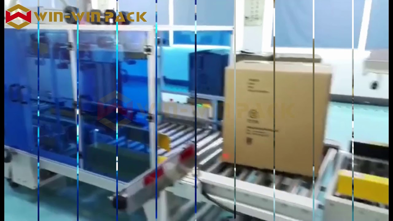 WIN-WIN PACK Packing machine+carton erector + Pick and place into ...