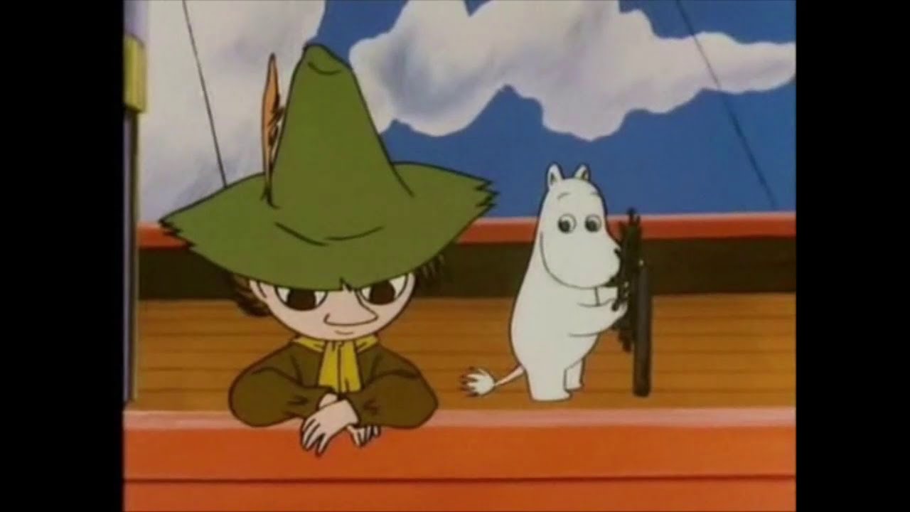 Snufkin jumps off the flying ship (Shostakovich version) - YouTube