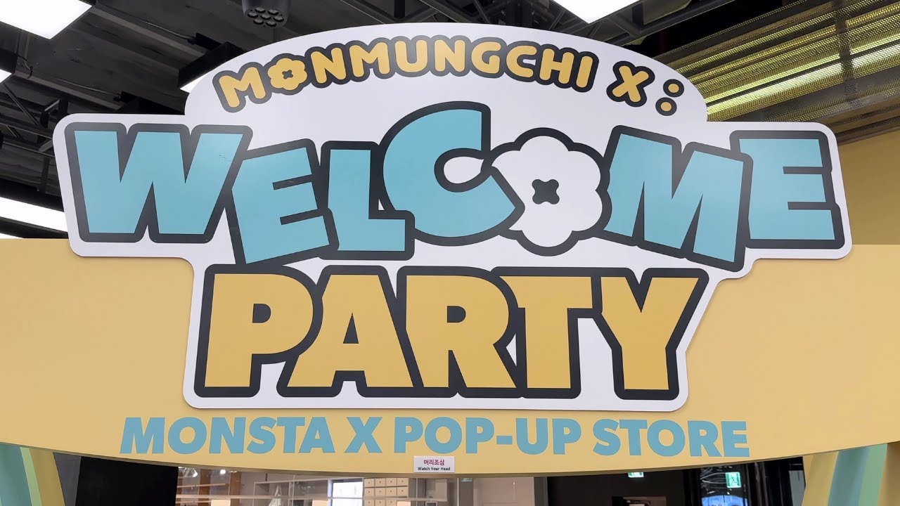 MONSTA X - POP-UP STORE MONMUNGCHI X : WELCOME PARTY - YouTube