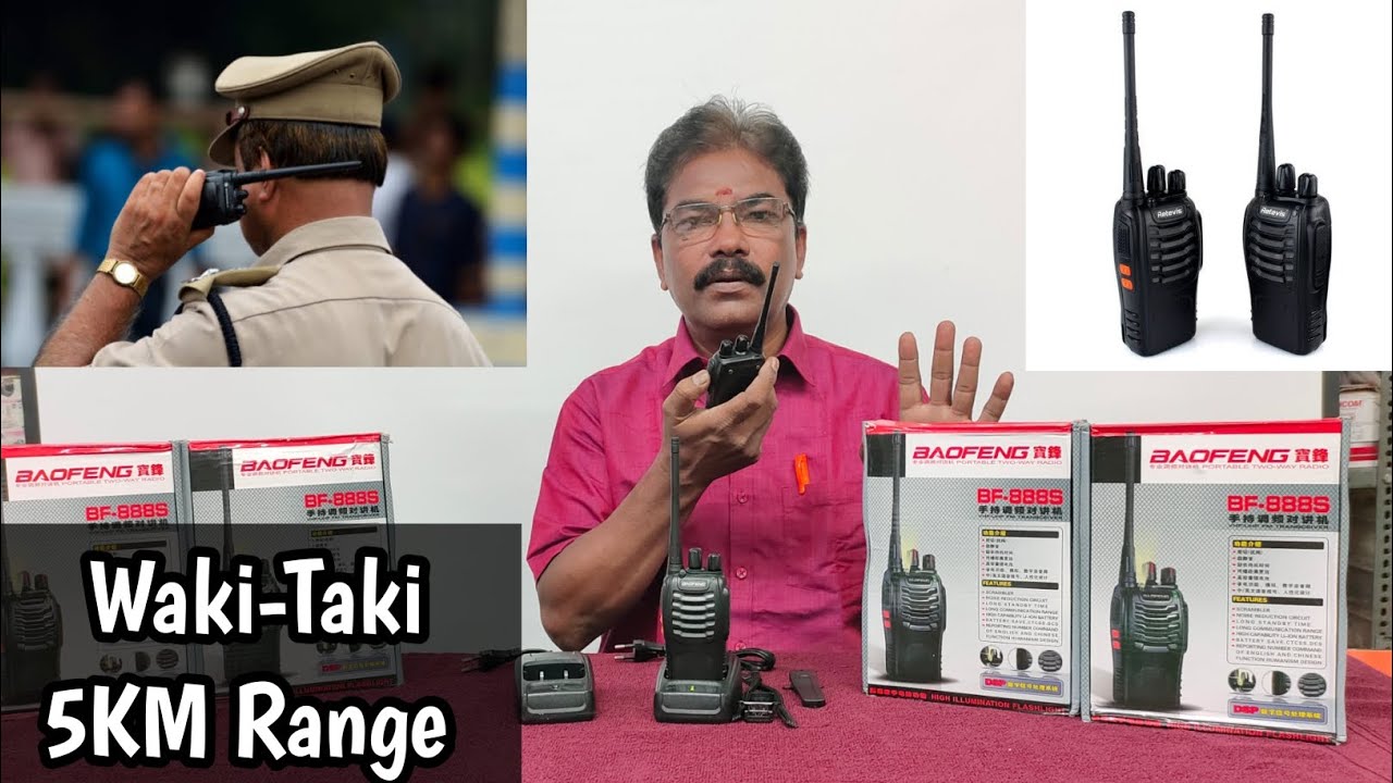 Waki-Taki 5KM Range | License-Free Walkie Talkie for All Applications ...