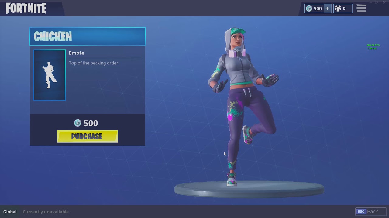 Fortnite - Chicken Dance Emote - YouTube