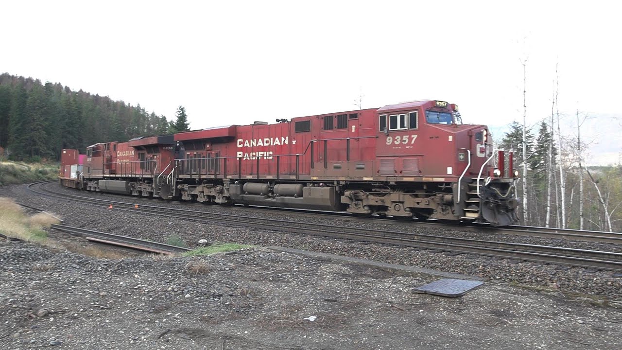 Skeena Pacific #2243 CPKC Merchandise Train East, Mile 87.4 Shuswap Sub ...