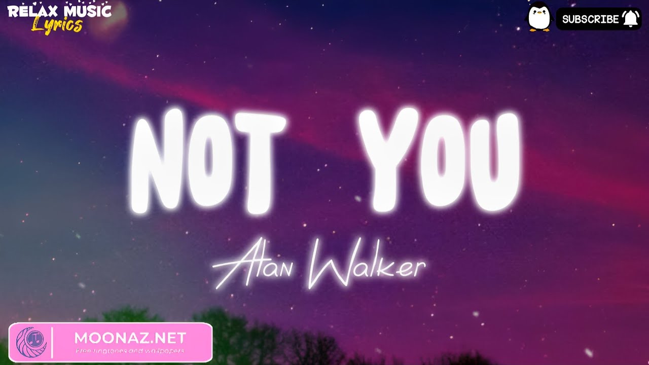 Alan Walker, Emma Steinbakken - Not You | (Lyrics Video) - YouTube
