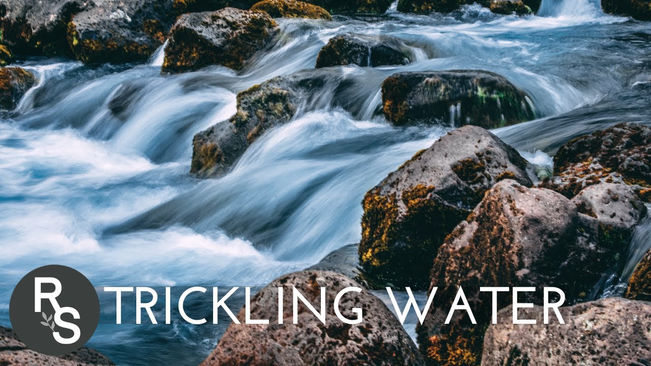 8 Hours of Trickling Water Sounds for Deep Sleep, Reduce Stress, Focus ...