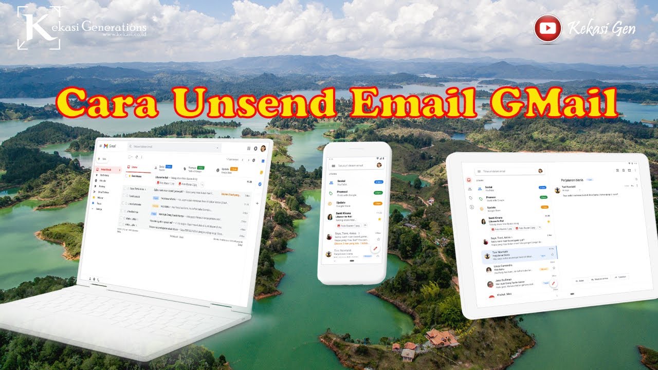 Cara Unsend email Gmail - YouTube