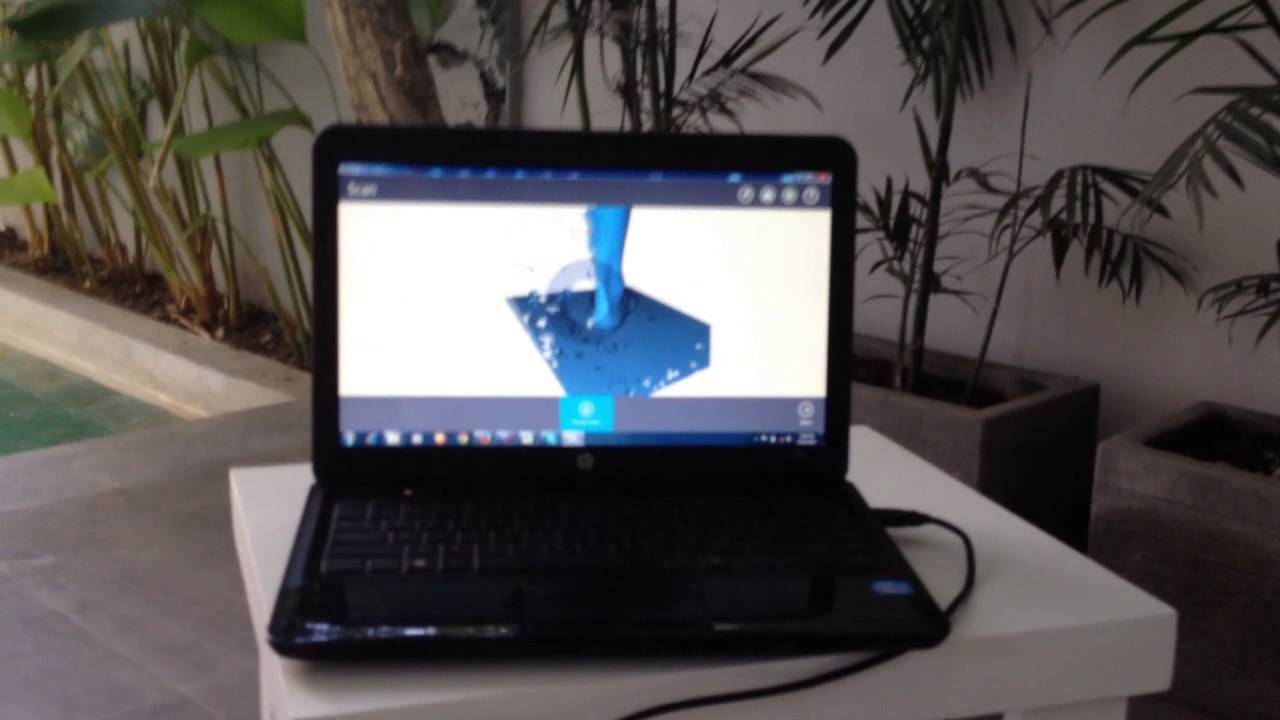 Scan a Foot with 3D Sense scanner - YouTube
