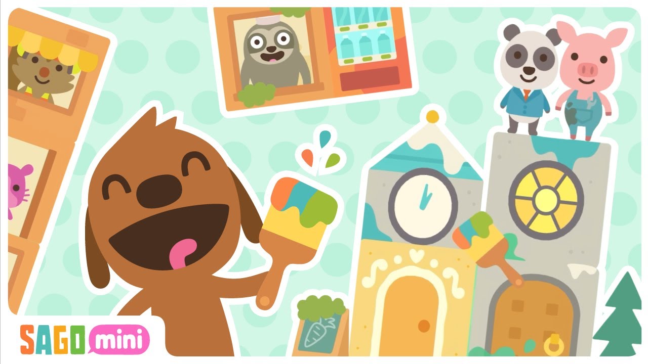 SAGO MINI WORLD 🐶🏠 Play With Me | Videos for Kids | Sago Mini ...