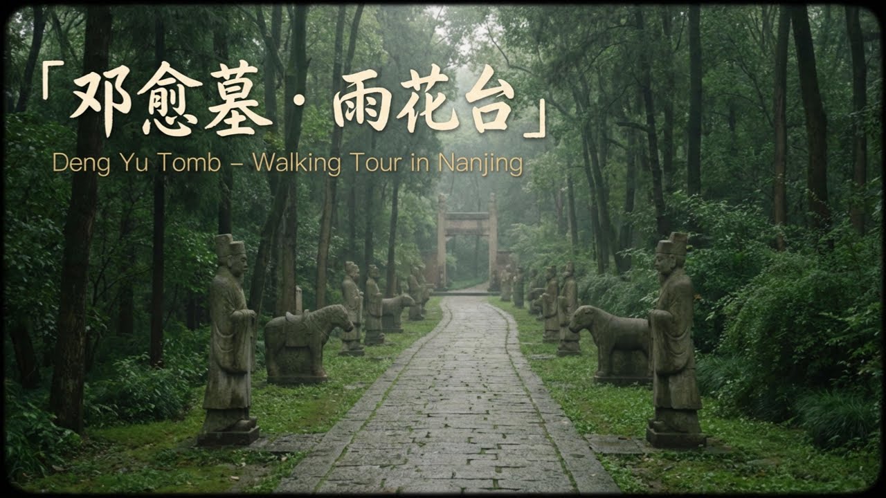 邓愈墓实拍｜南京雨花台隐藏的明代古迹｜Walking Tour of Deng Yu Tomb - YouTube