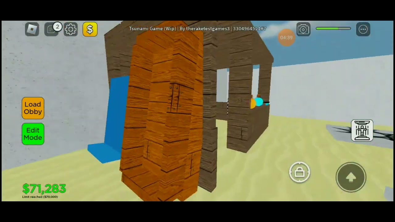 Tsunami game in Obby Creator - YouTube