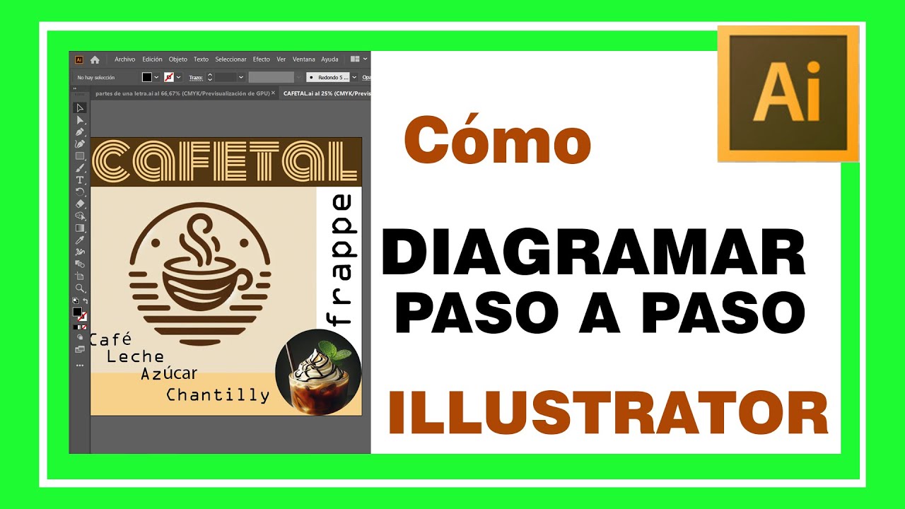 DIAGRAMAR UNA PIEZA GRÁFICA en ILLUSTRATOR PASO A PASO. Diseñar o ...